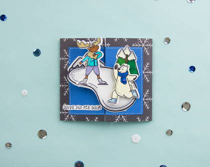 How to Make A Tri-Fold Greeting Card: Winter Edition – RubberStamps.com