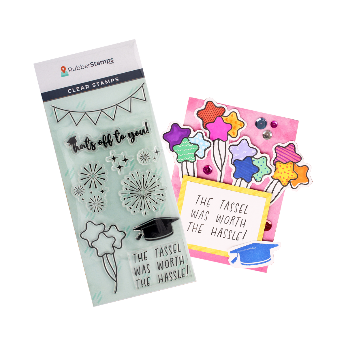 Hats Off To You Clear Stamp Set RubberStamps Hats Off To You Clear Stamp Set RubberStamps
