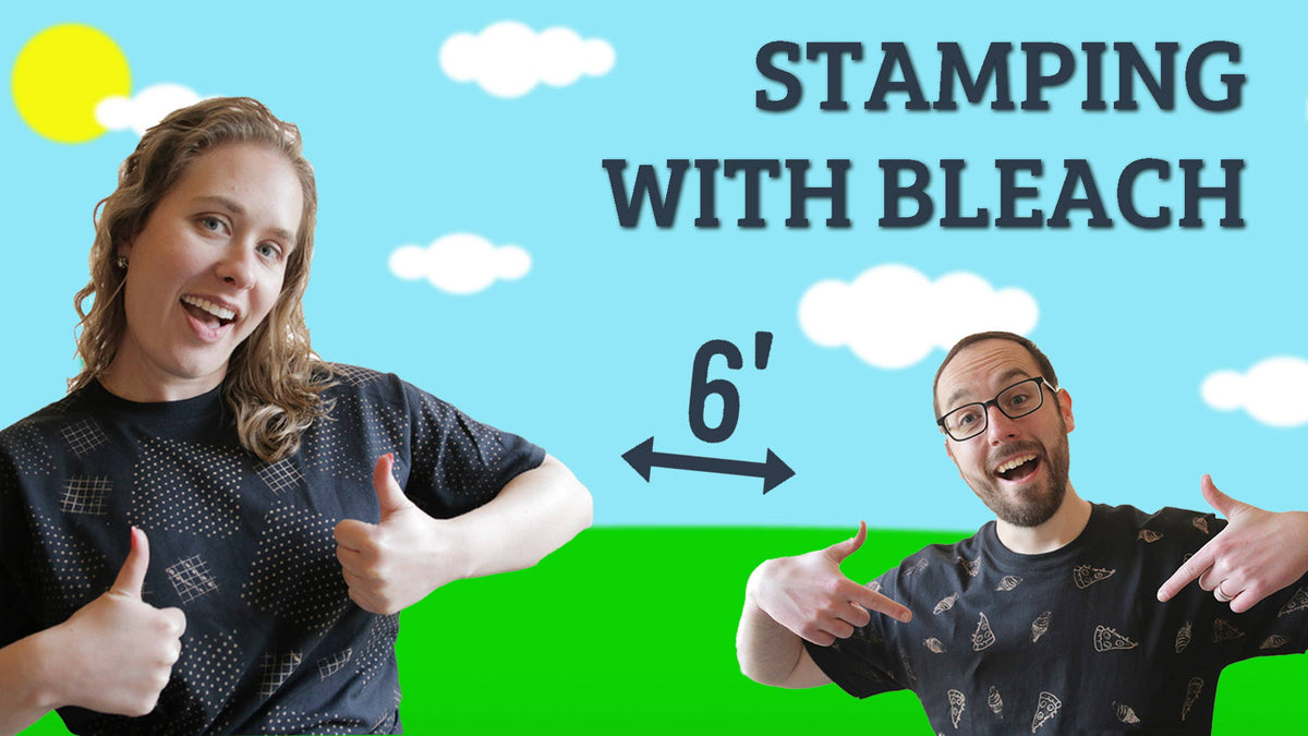 Stamping with Bleach | Fake It Till You Make It – RubberStamps.com