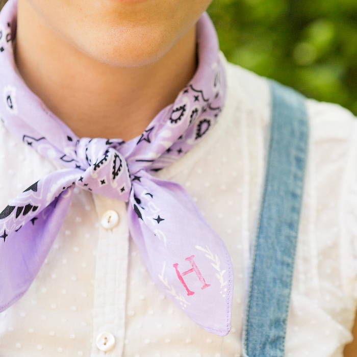 DIY Monogram Bandanas – RubberStamps.com