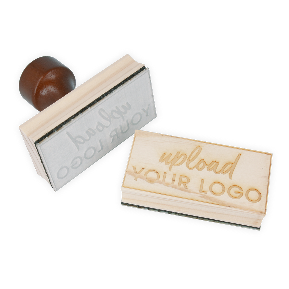 2" by 4" Wood Rubber Stamp – RubberStamps.com