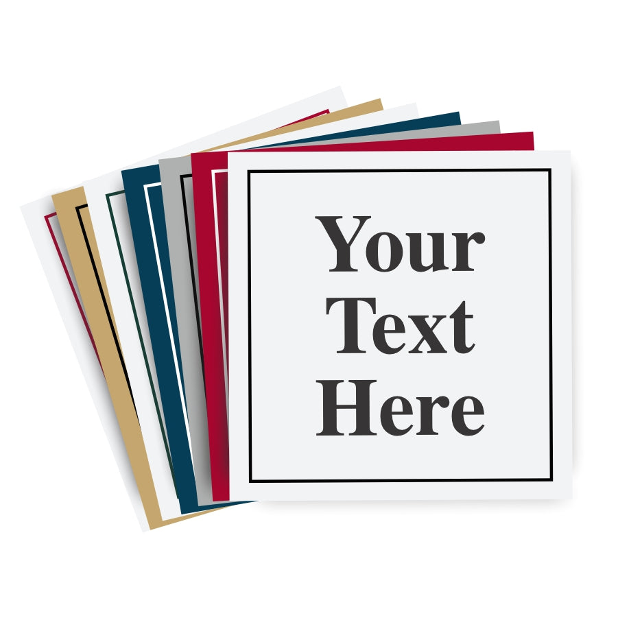 4" X 4" Plastic Engraved Sign – RubberStamps.com