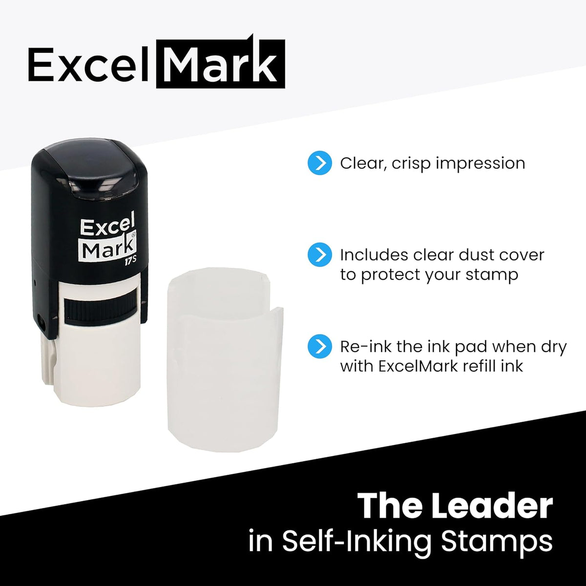 Checked by - ExcelMark Custom Round Self-Inking Teacher Stamp ...