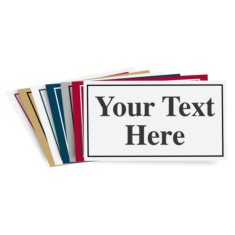 7" X 10" Plastic Engraved Sign – RubberStamps.com