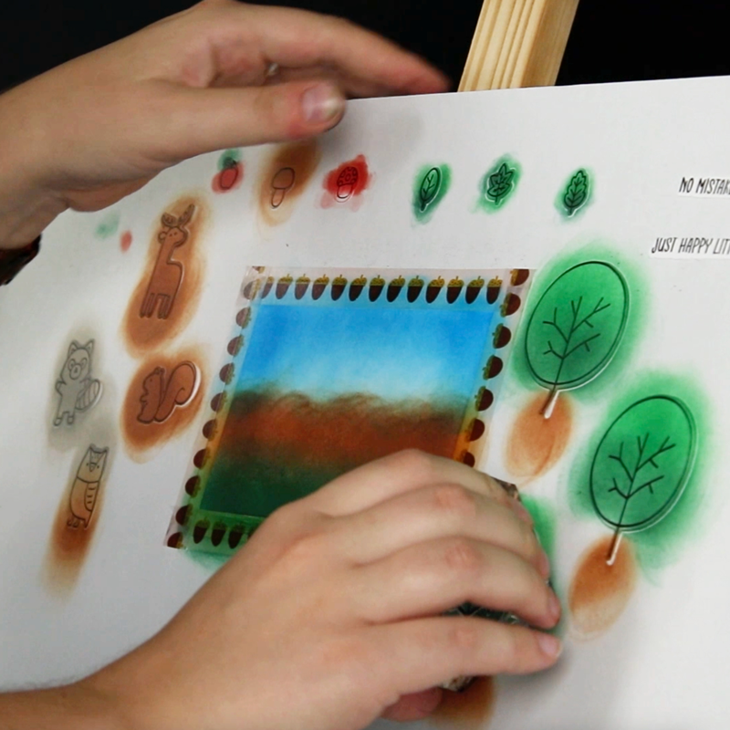 Bob Ross - Happy Little Critters Workshop Bundle – RubberStamps.com