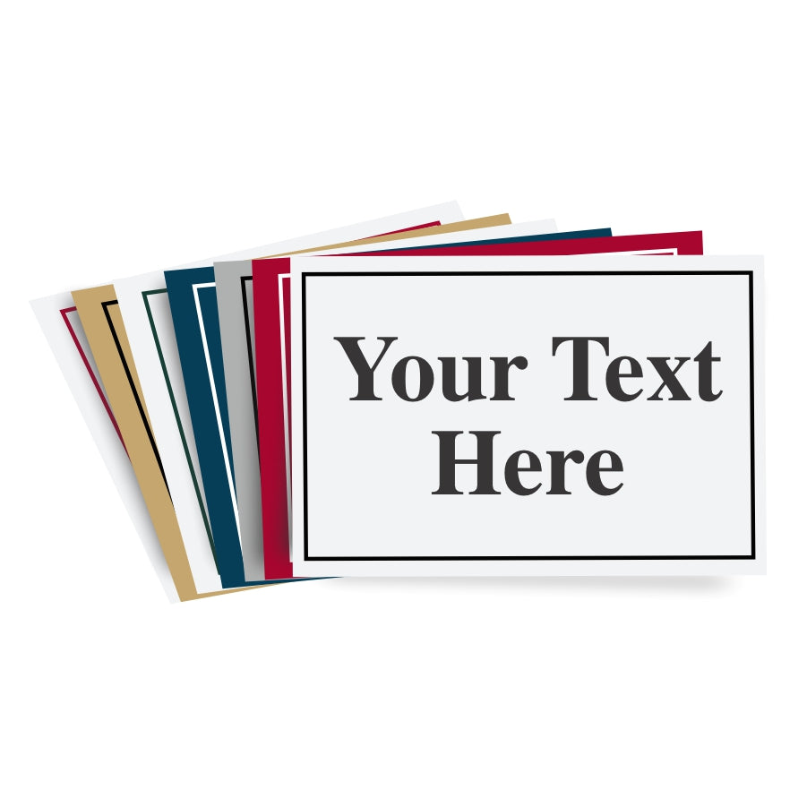 4" X 6" Plastic Engraved Sign – RubberStamps.com
