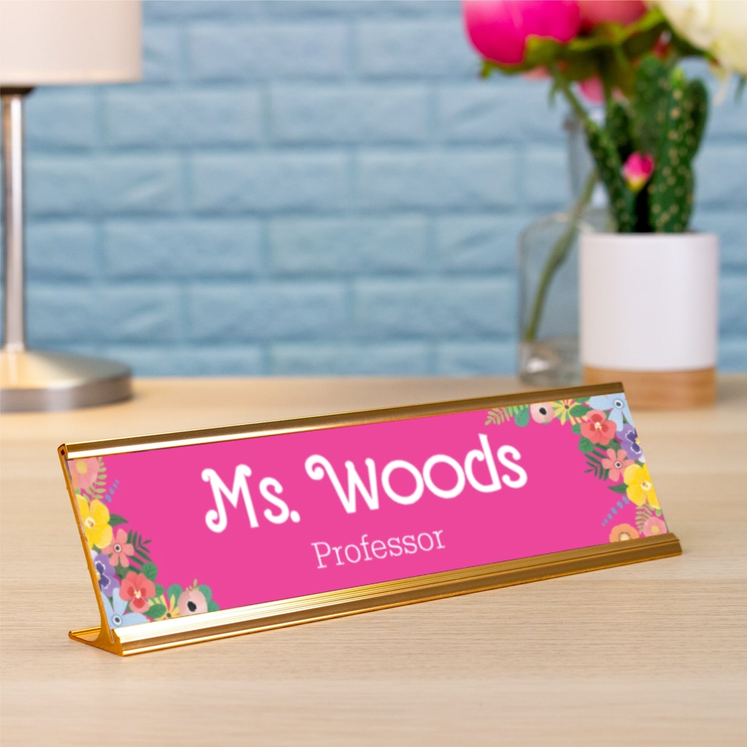 Absolute Pink Nameplate – RubberStamps.com
