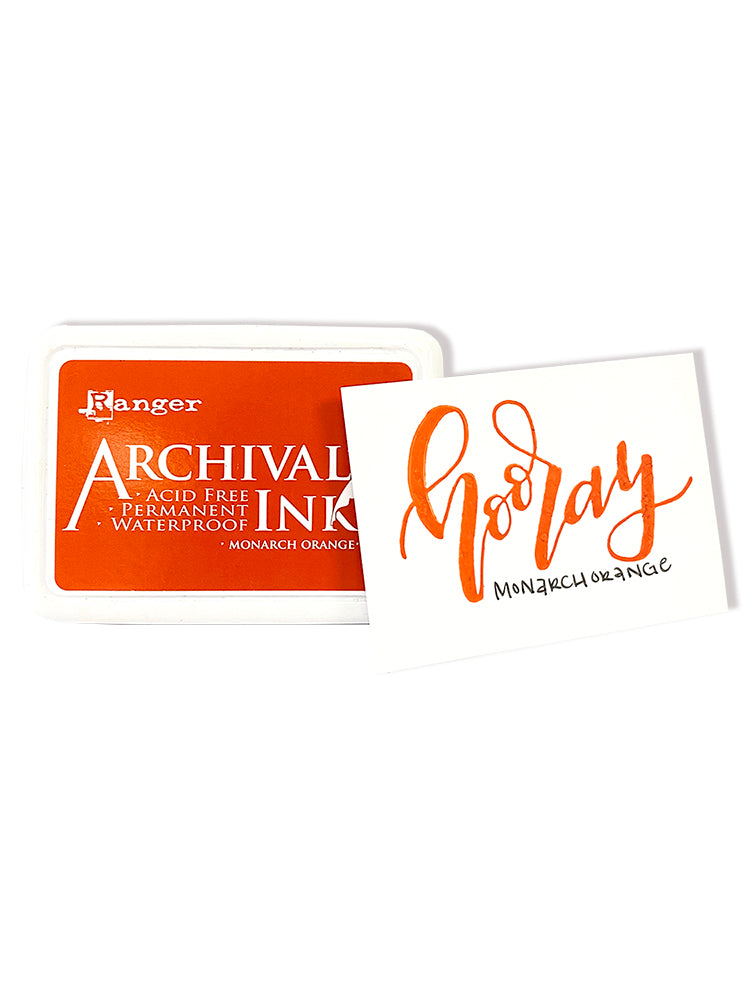 Archival Ink Pads - Monarch Orange – RubberStamps.com