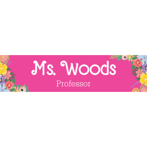 Absolute Pink Nameplate – RubberStamps.com