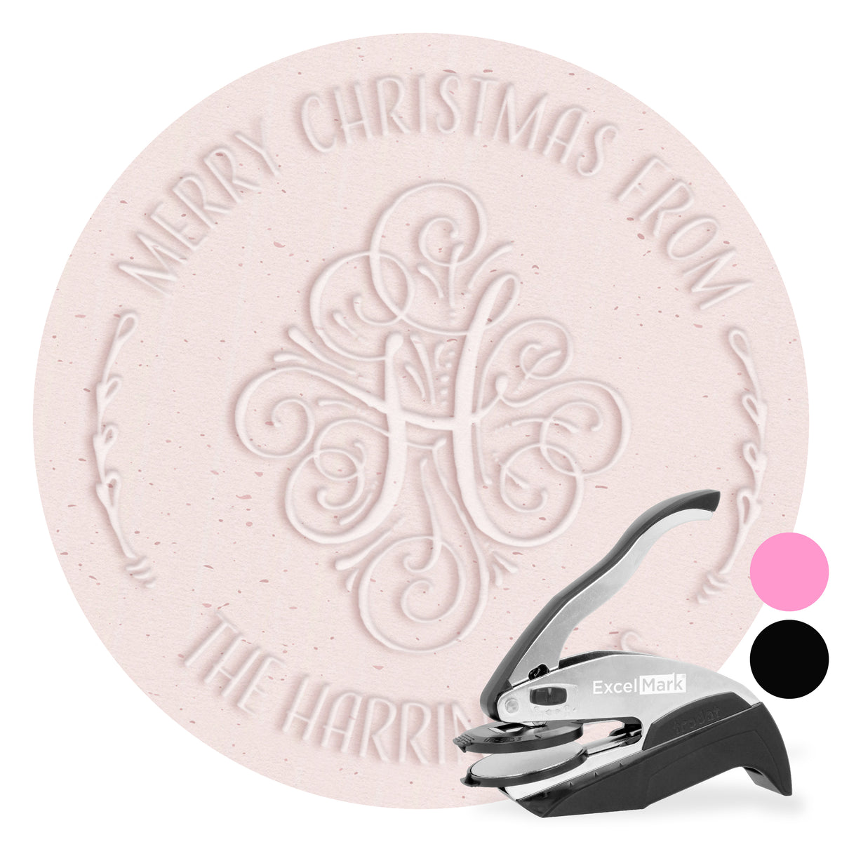 Adorn Monogram Holiday Embosser – RubberStamps.com