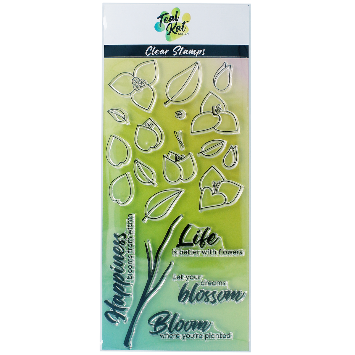 Bougainvillea Flower by Teal Kat Design - RubberStamps.com