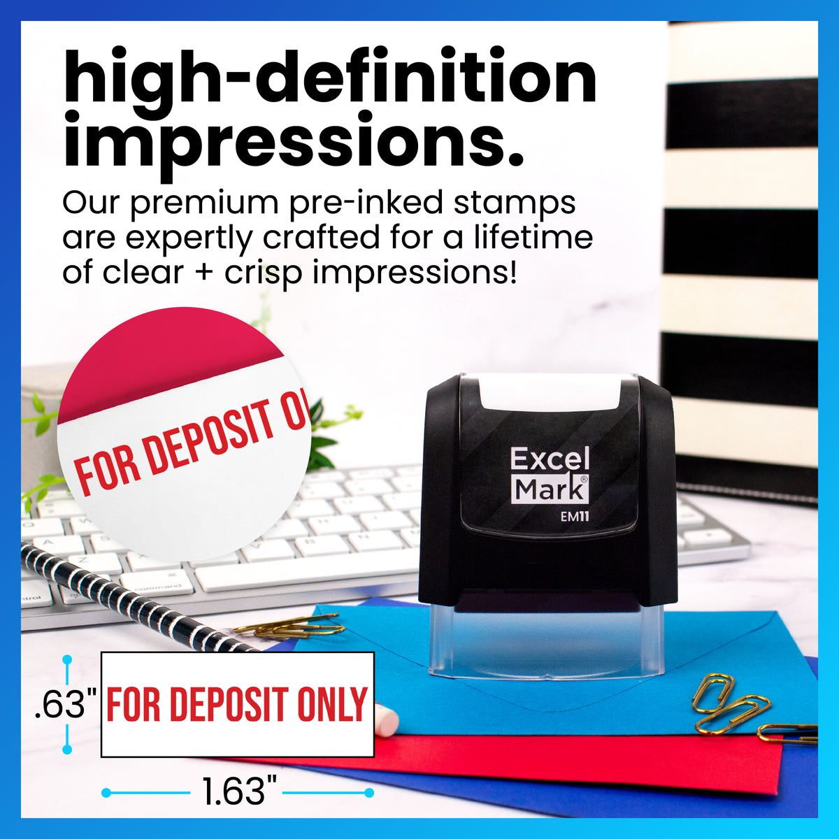 Deposit Stock Stamp – RubberStamps.com