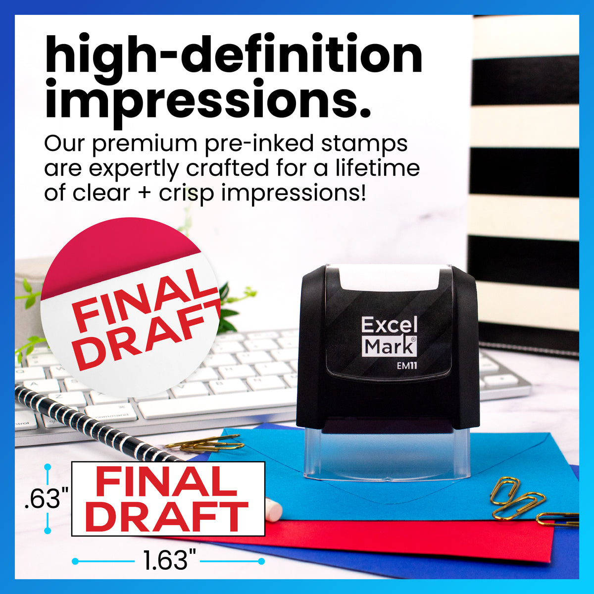 Draft Stock Stamp – RubberStamps.com