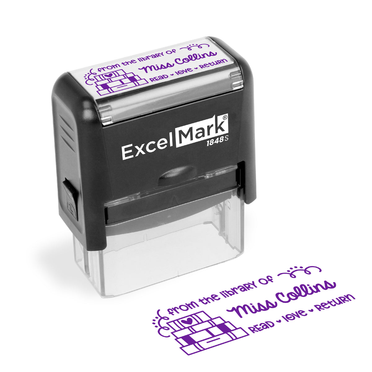 Custom Teacher Book Stamp – RubberStamps.com