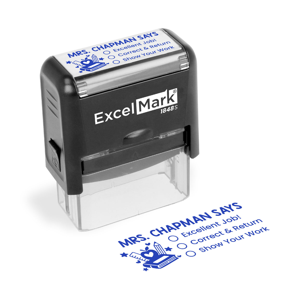 Custom Teacher Checklist Stamp – RubberStamps.com