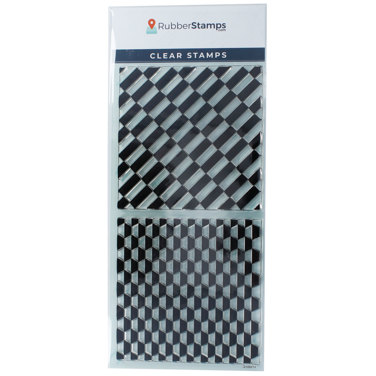 Diagonal and Hexagon – RubberStamps.com