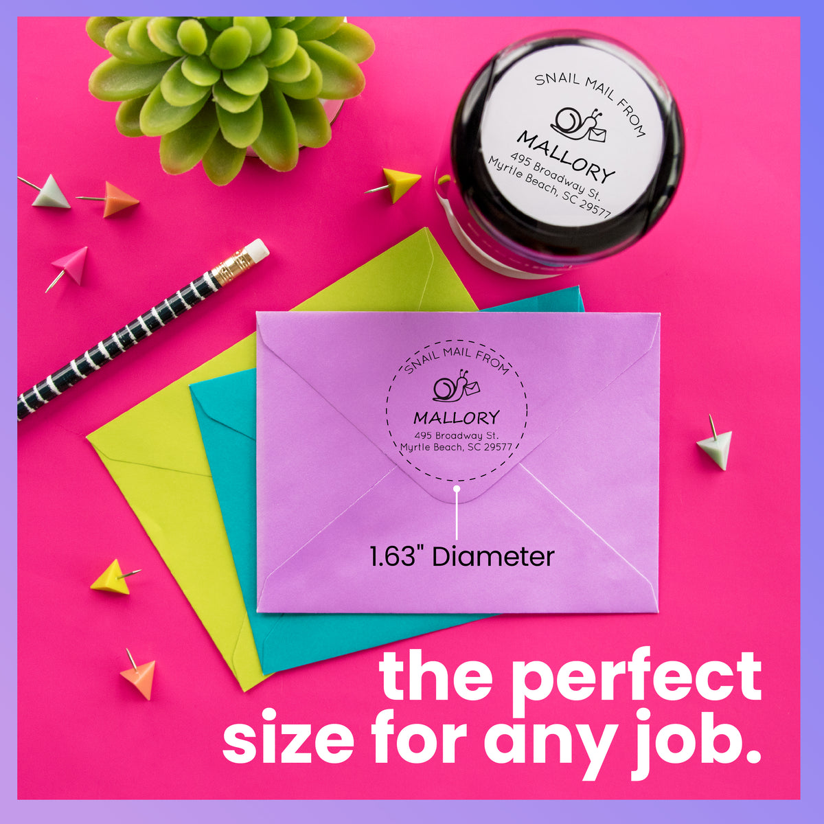 Snail Mail Address Stamp – RubberStamps.com