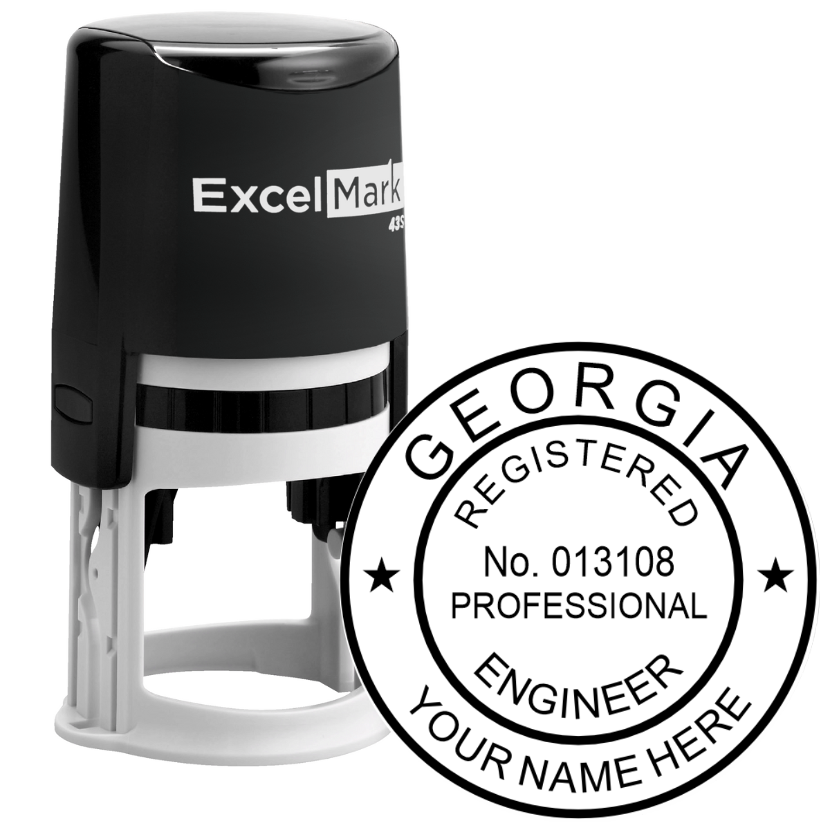 Georgia Engineer Seal Stamp – RubberStamps.com