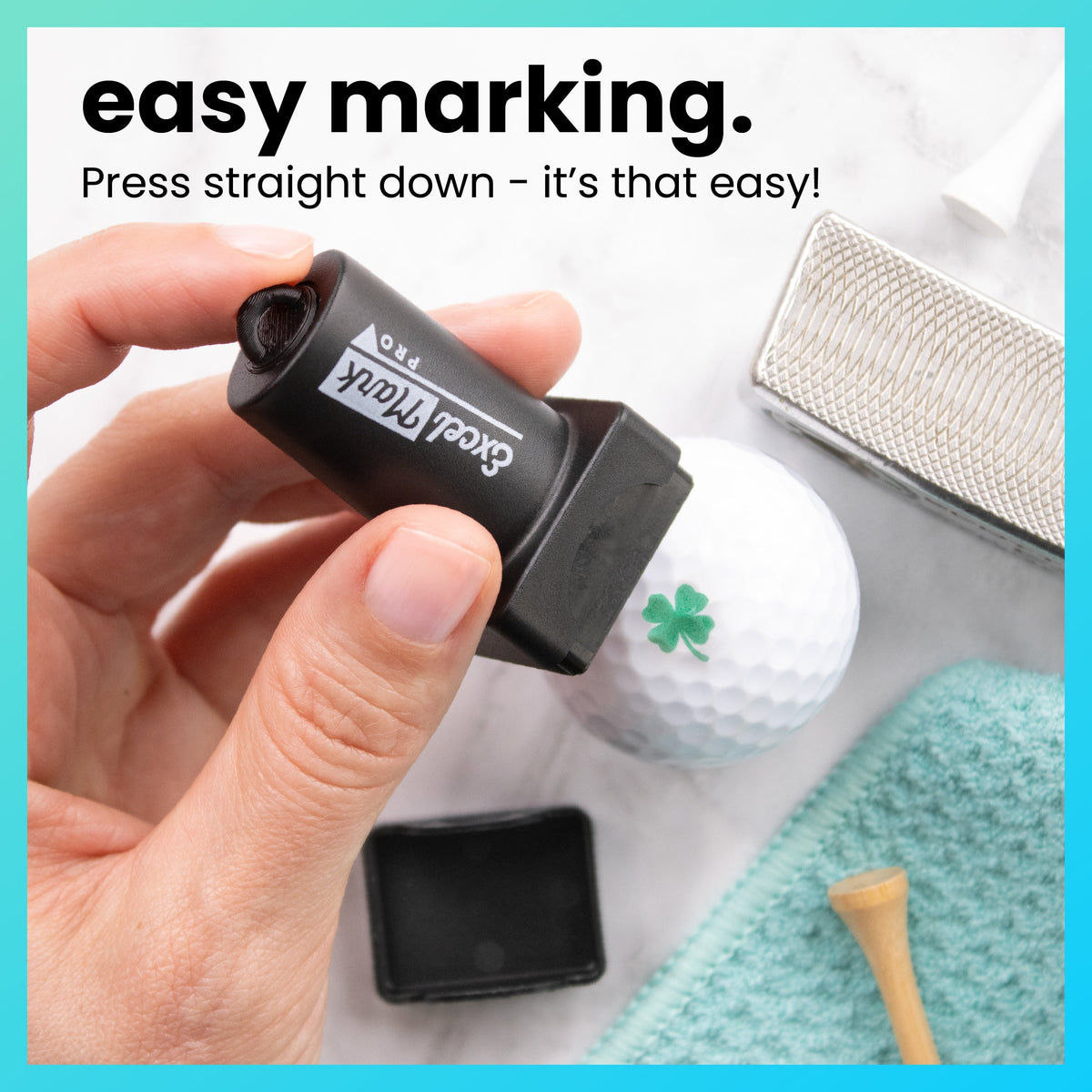 Smiley Golf Ball Stamp – RubberStamps.com