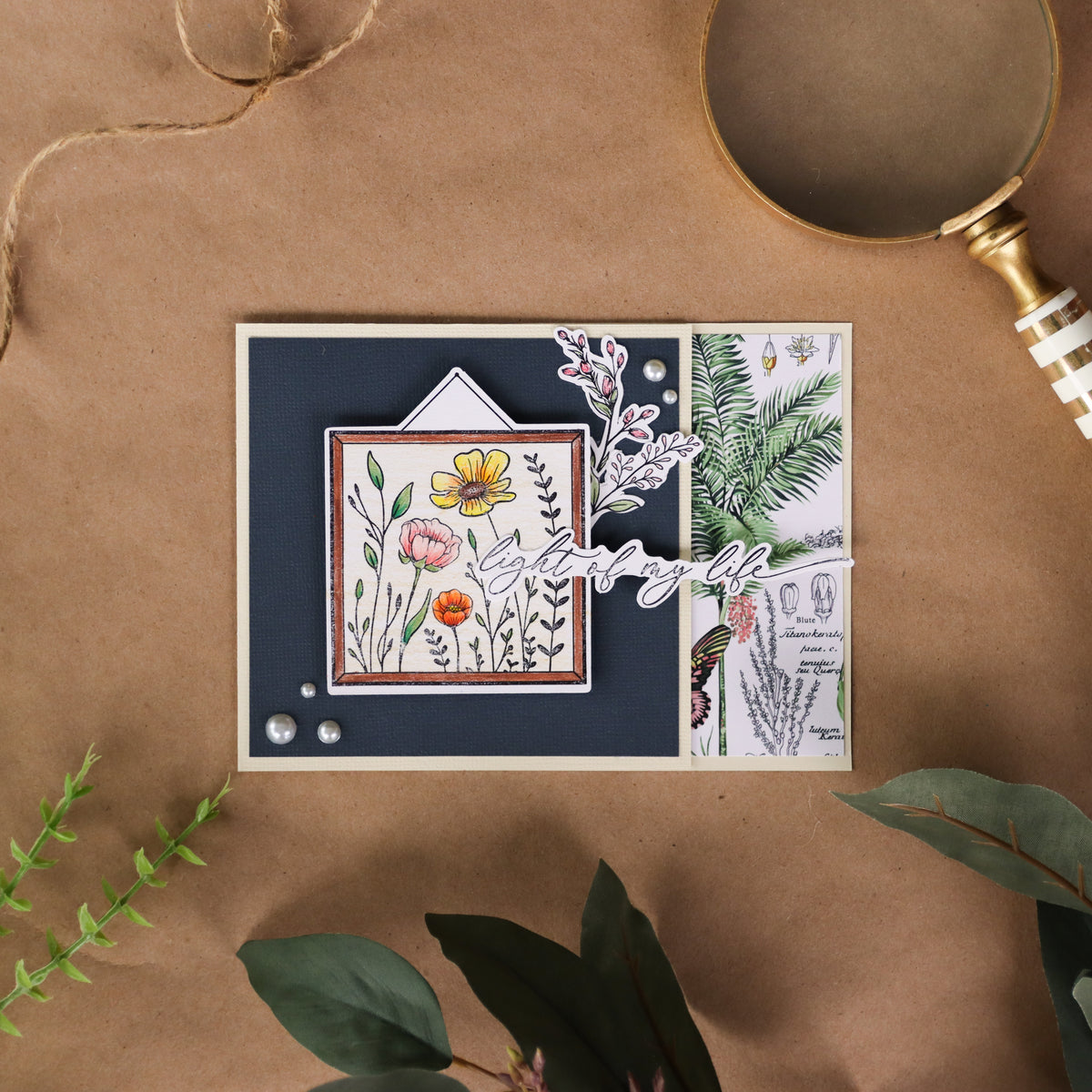 Into the Flower Press by The Dandelion Fox Art - RubberStamps.com