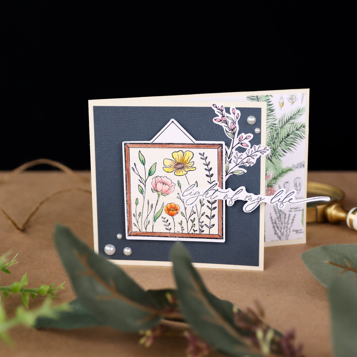 Into the Flower Press by The Dandelion Fox Art - RubberStamps.com