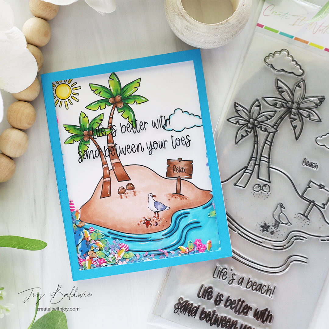 Just Beachy - Create it With Joy - RubberStamps.com