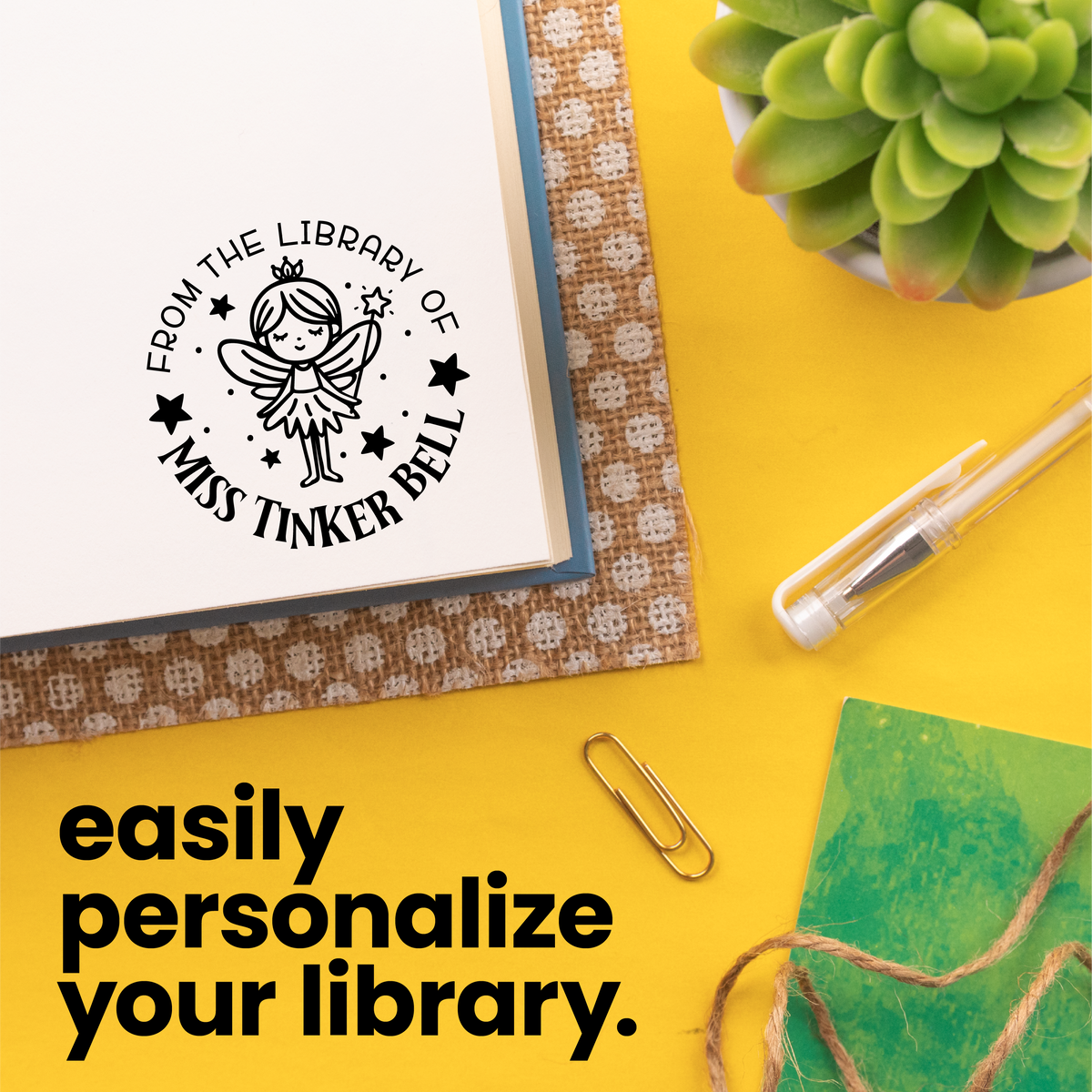Tinker Tales Book Stamp – RubberStamps.com