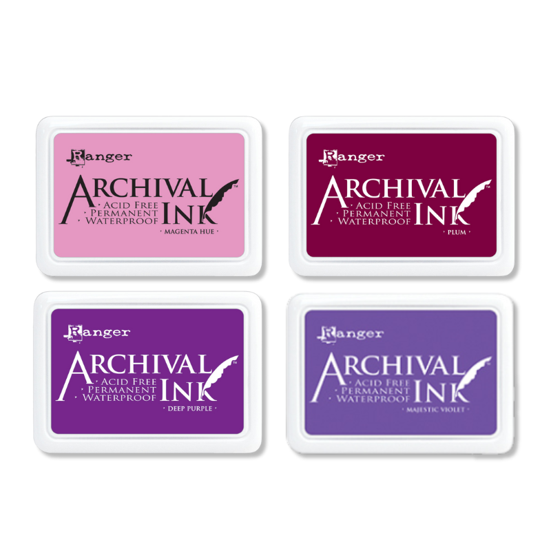 Archival Ink Pads - Purple Hues (Bundle) – RubberStamps.com