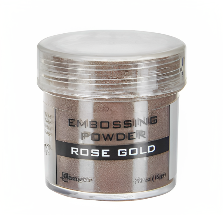 Ranger Embossing Powder 1oz.- Rose Gold Metallic – RubberStamps.com