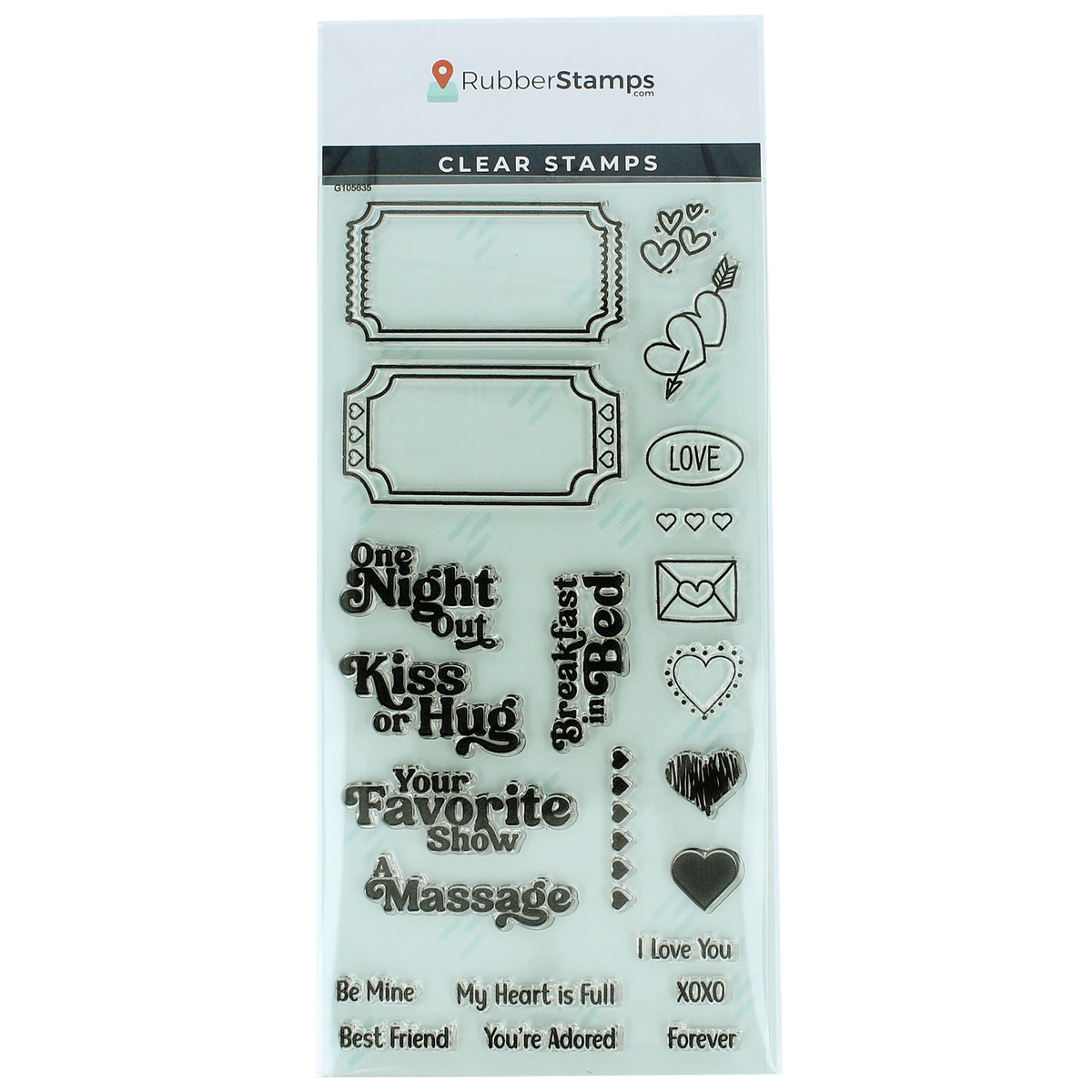 Tickets for Love Clear Stamp Set - RubberStamps.com