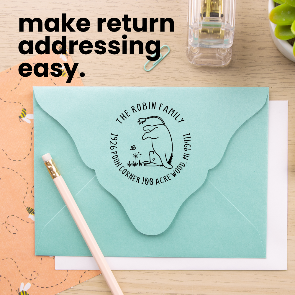 Playful Eeyore Address Stamp – RubberStamps.com