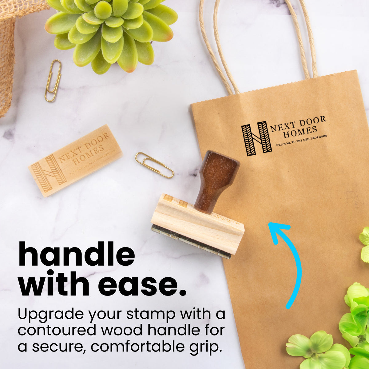 Custom Wood Rubber Stamp – RubberStamps.com