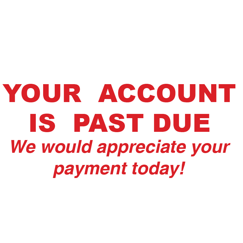 Account Past Due Stamp – RubberStamps.com