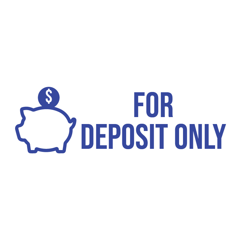 Piggy Bank For Deposit Only Stamp – RubberStamps.com