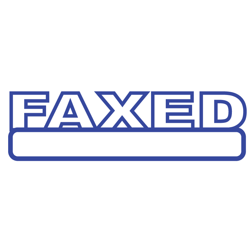 Outline Faxed Stamp – RubberStamps.com