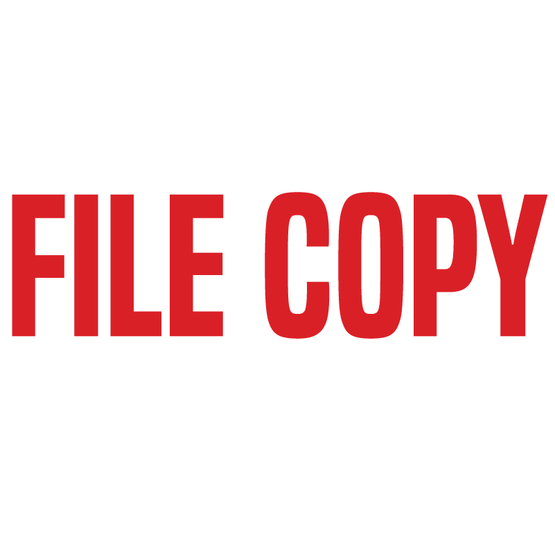Arial File Copy Stamp – RubberStamps.com