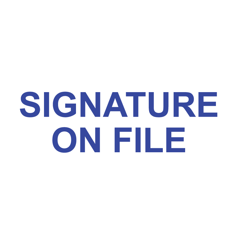 Signature On File Stamp – RubberStamps.com