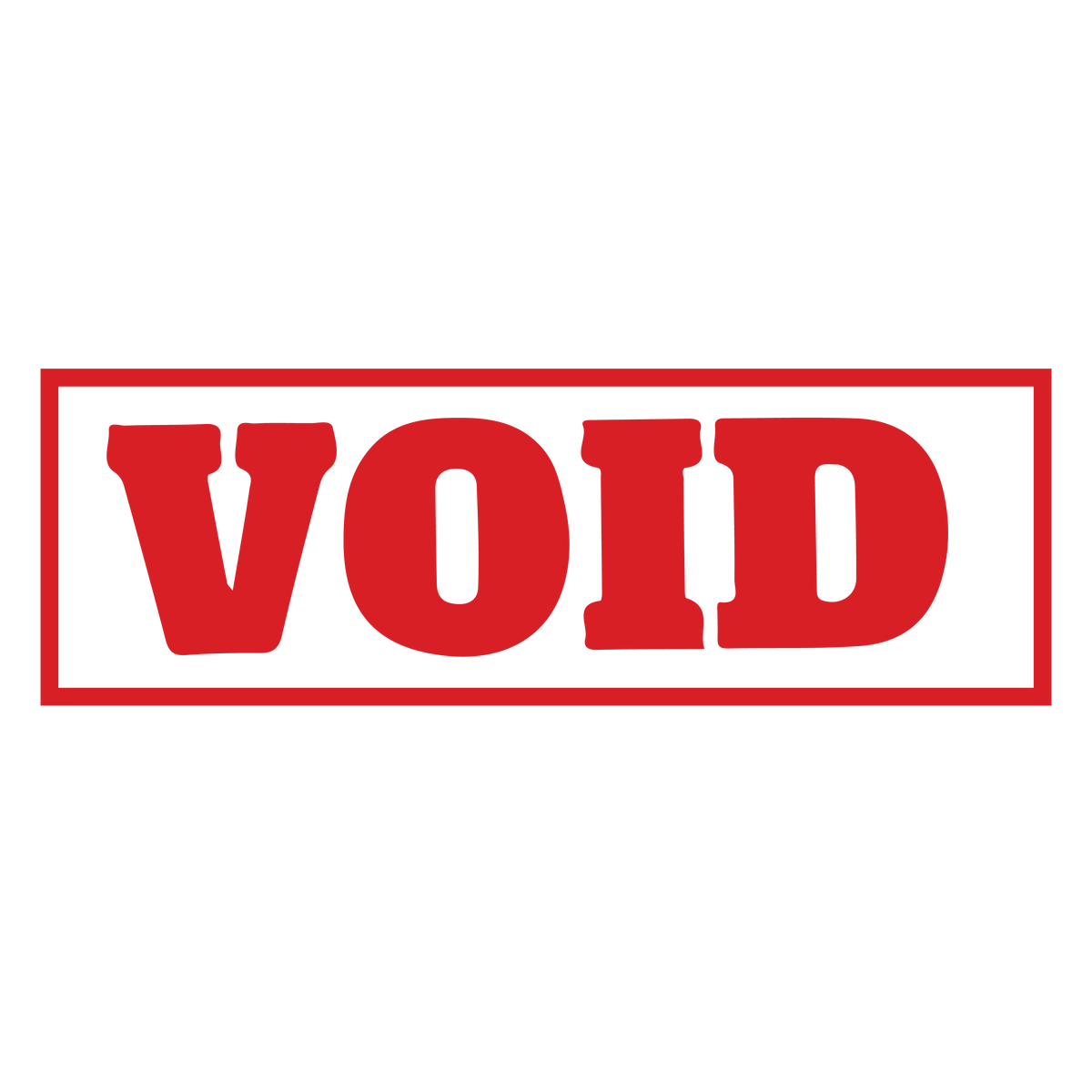 Bold Void Stamp – RubberStamps.com