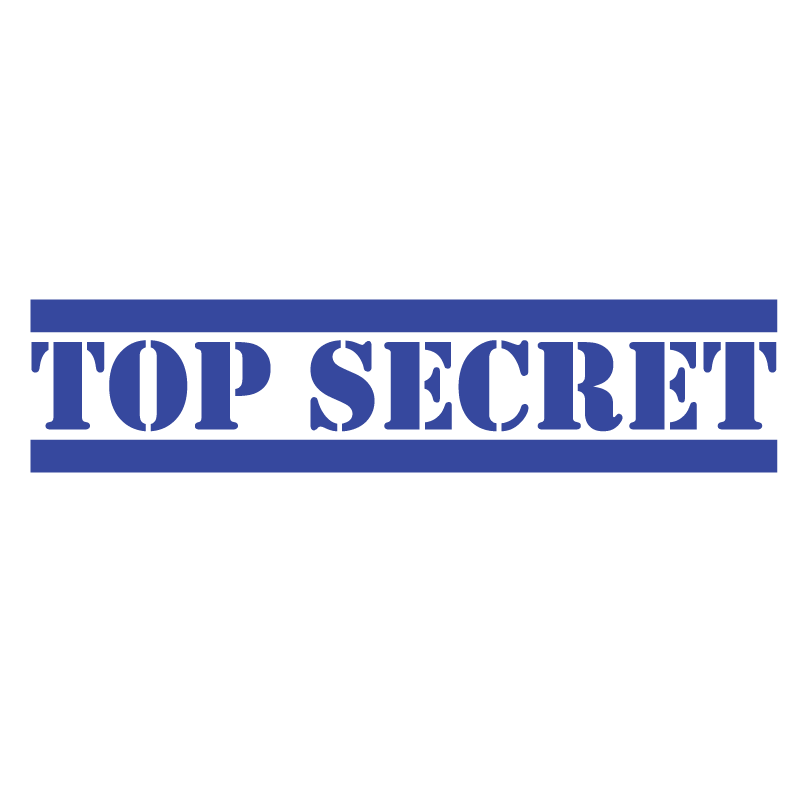 Bold Double Line Top Secret Stamp – RubberStamps.com