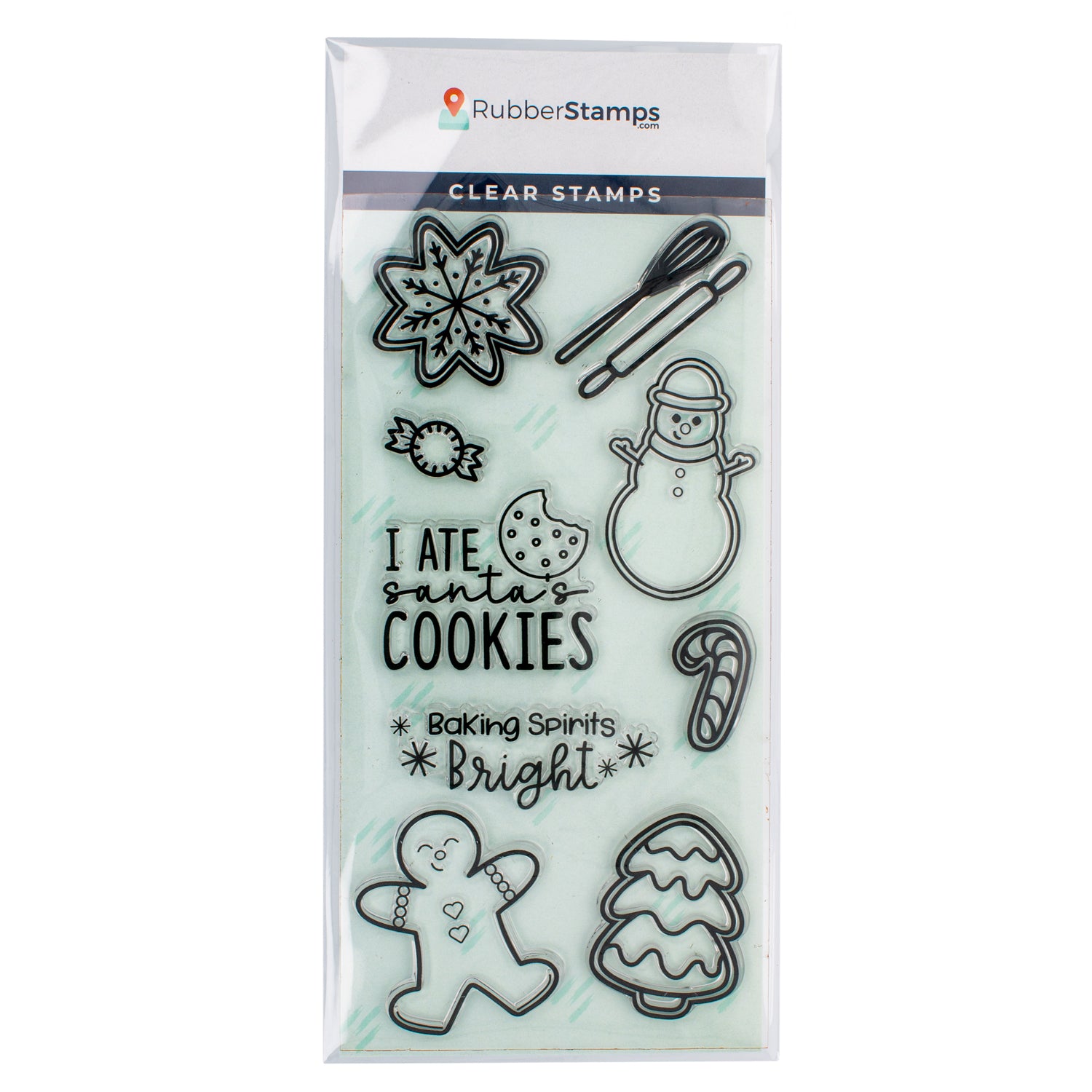 Baking Spirits Bright Clear Stamp Set - RubberStamps.com