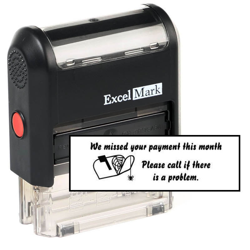 Missed Payment This Month Stamp – RubberStamps.com