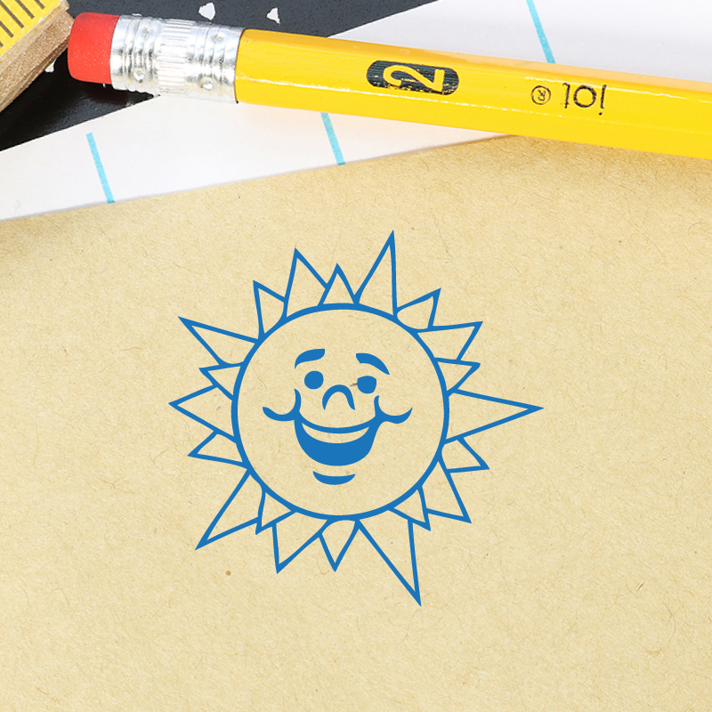 Happy Sun Stamp – RubberStamps.com