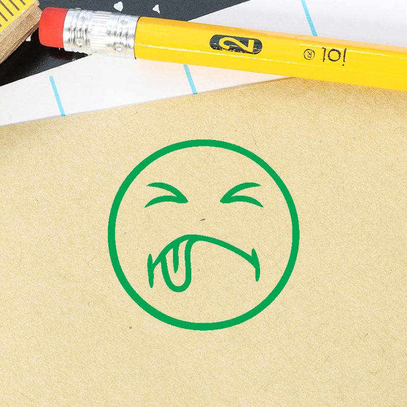 Yuck Face Stamp – RubberStamps.com