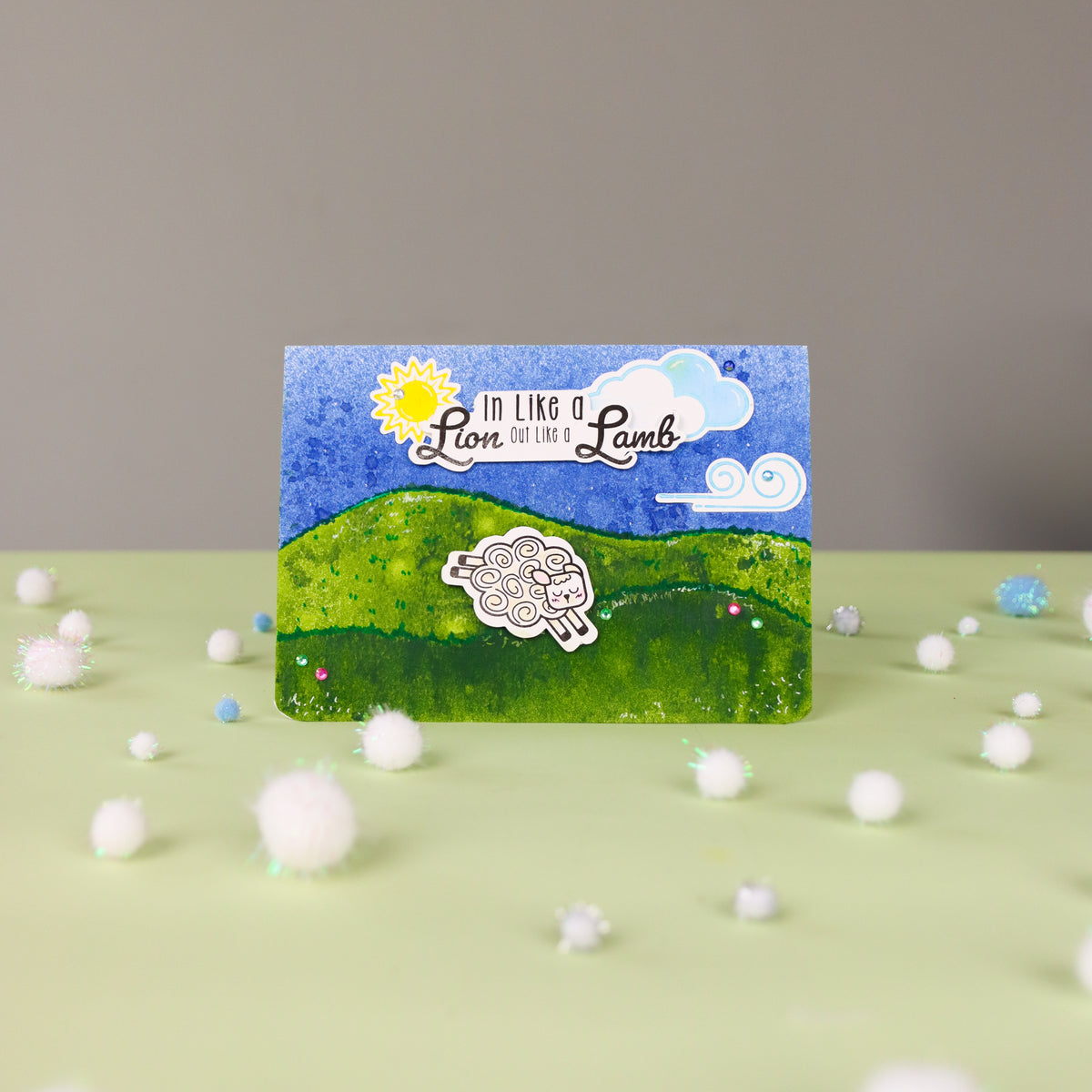 In The Clouds Clear Stamp Set - RubberStamps.com