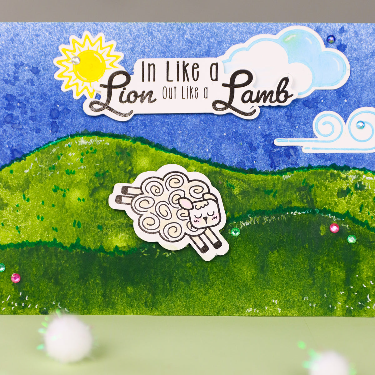 In The Clouds Clear Stamp Set - RubberStamps.com