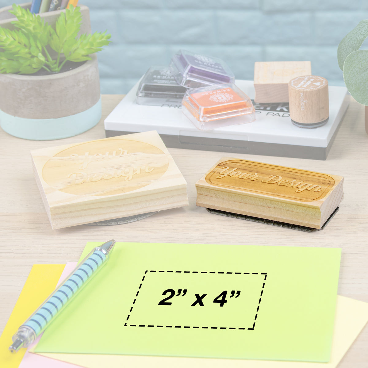 Custom Wood Rubber Stamp – RubberStamps.com