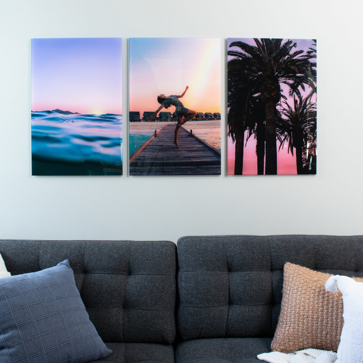 Triptych 3 Piece Gallery Wall | Easy Mount Acrylic Prints - Nest ...