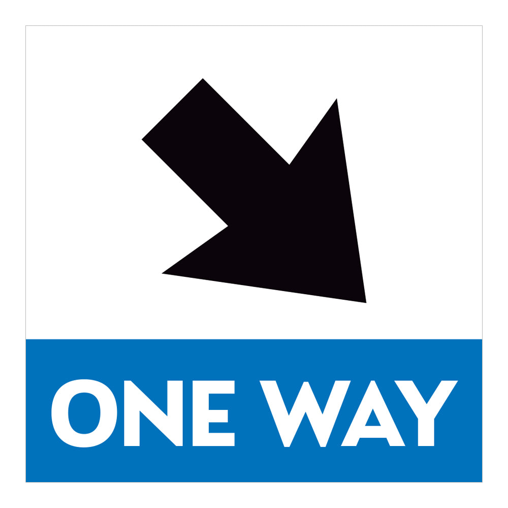 One Way Arrow Stairwell Signs – RubberStamps.com
