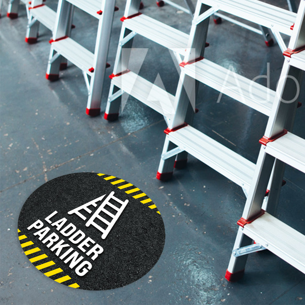 Ladder Parking Floor Decal – RubberStamps.com