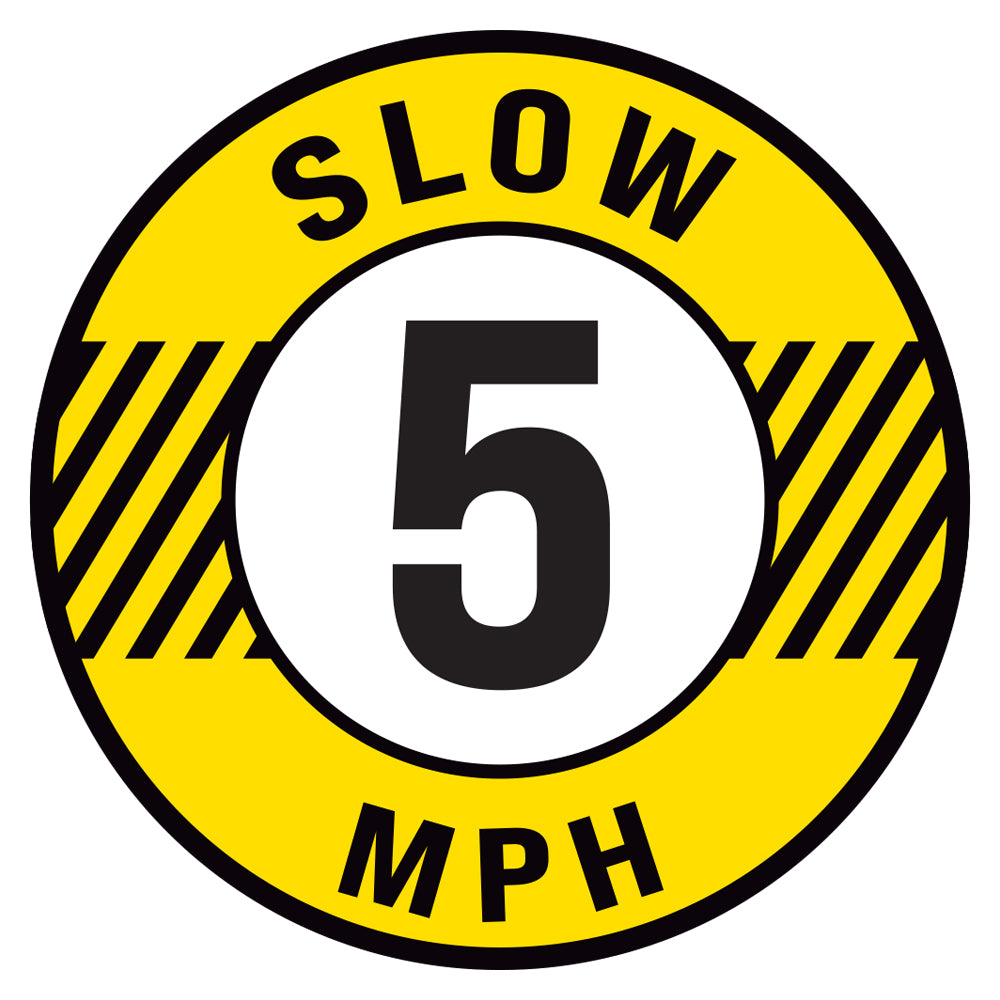 Slow 5 MPH Floor Decal – RubberStamps.com